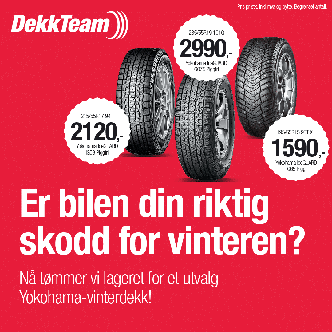 Eksklusive dekk kampanjer på Sommerdekk og Vinterdekk | DekkTeam