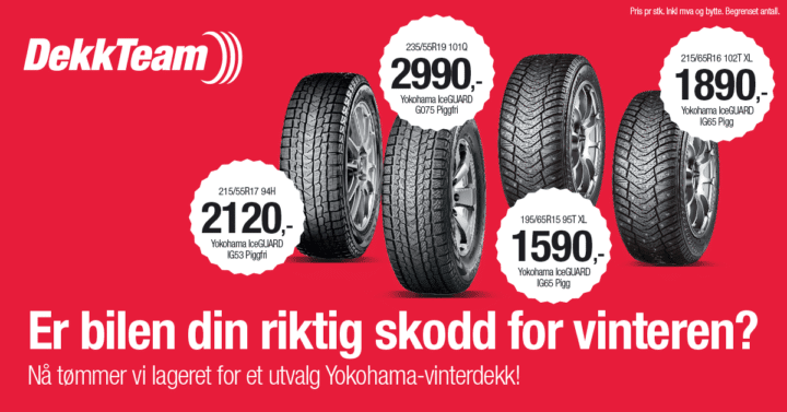 Vinterdekk kampanje | DekkTeam